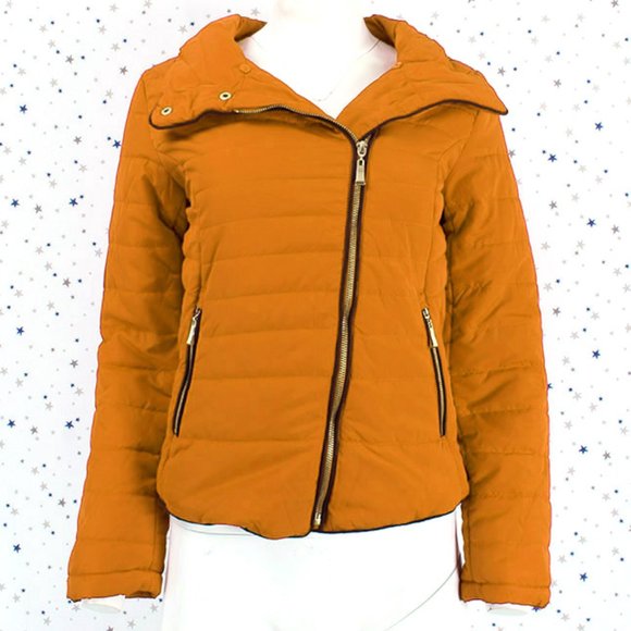 Active USA | Jackets & Coats | Removable Faux Fur Collar Puffer Jacket ...